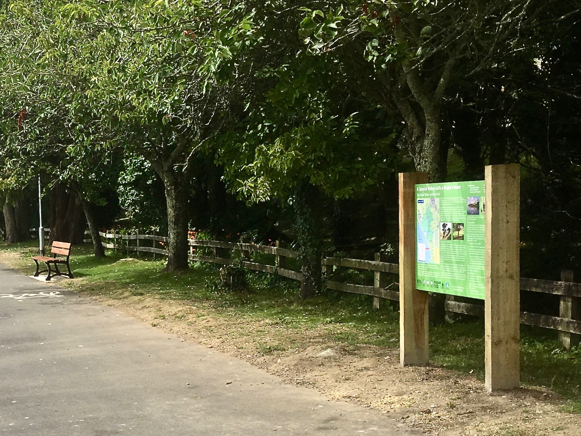 New Cober Valley and Loe Pool information board on display now | Loe ...